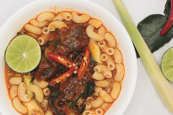 Roza Canned Fish Tom Yam Macaroni | Hi-Q Food Products Co., Ltd.