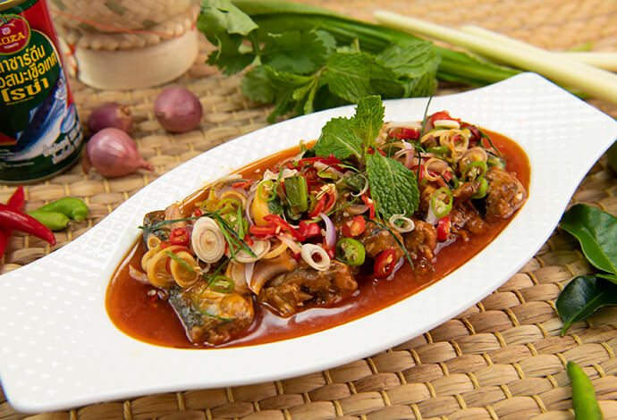วิธีทำยำปลากระป๋องโรซ่า ให้อร่อย เผ็ดจัดจ้านถึงเครื่อง | Hi-Q Food